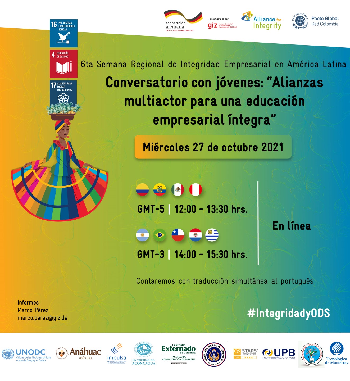 Sexta Semana Regional de Integridad en América Latina organizada por ...